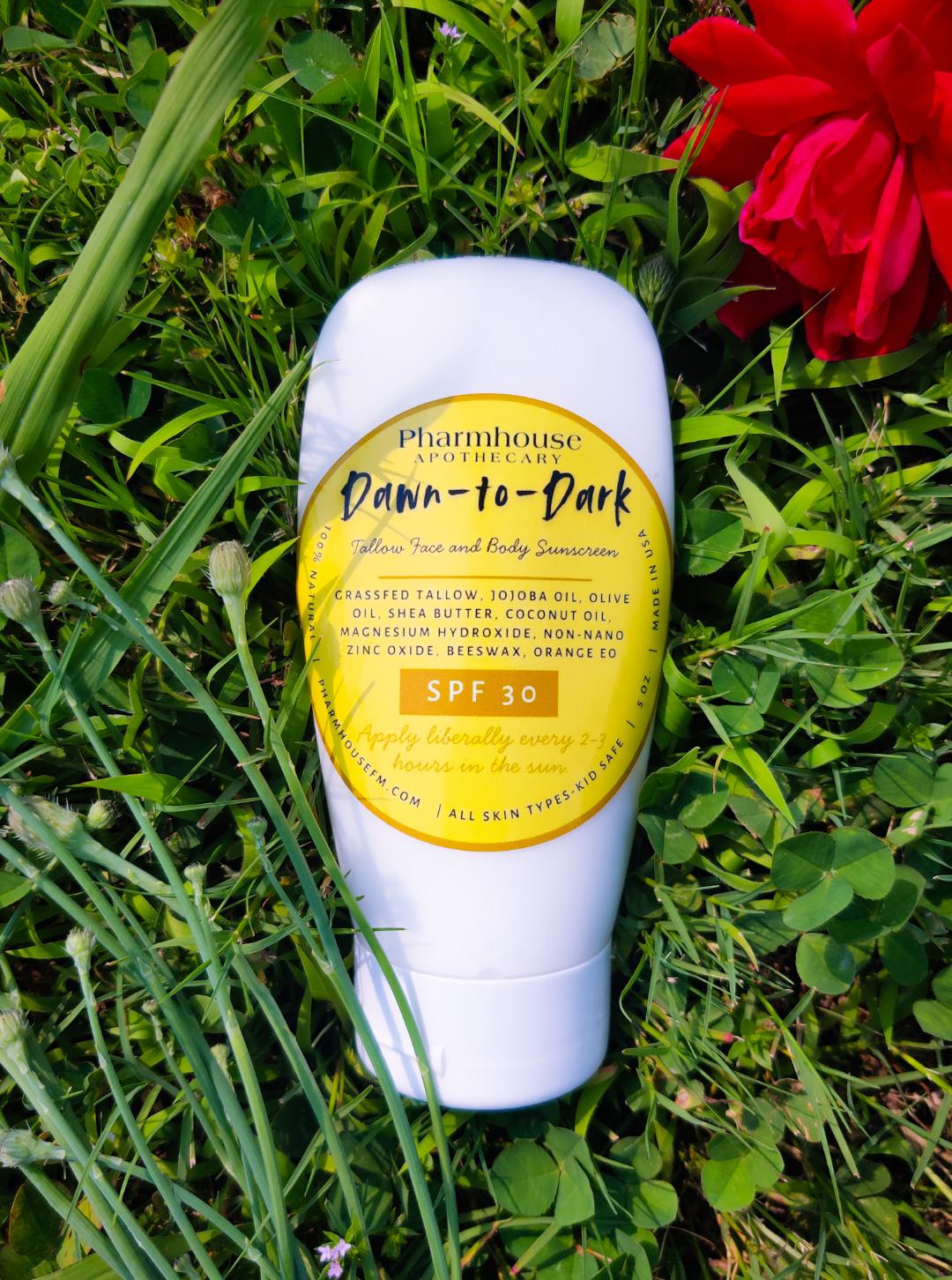 Dawn-to-Dark All Natural Sunscreen | Pharmhouse FM